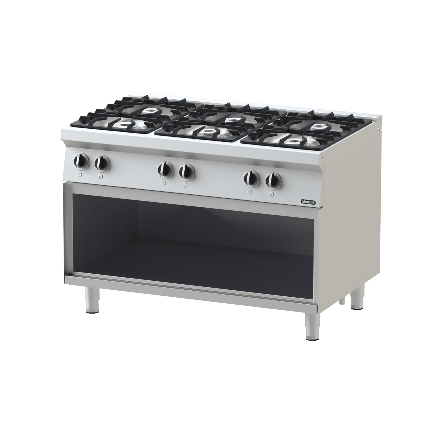 Gas open burners - SERIE 750 Model NGTR 12-75 MR